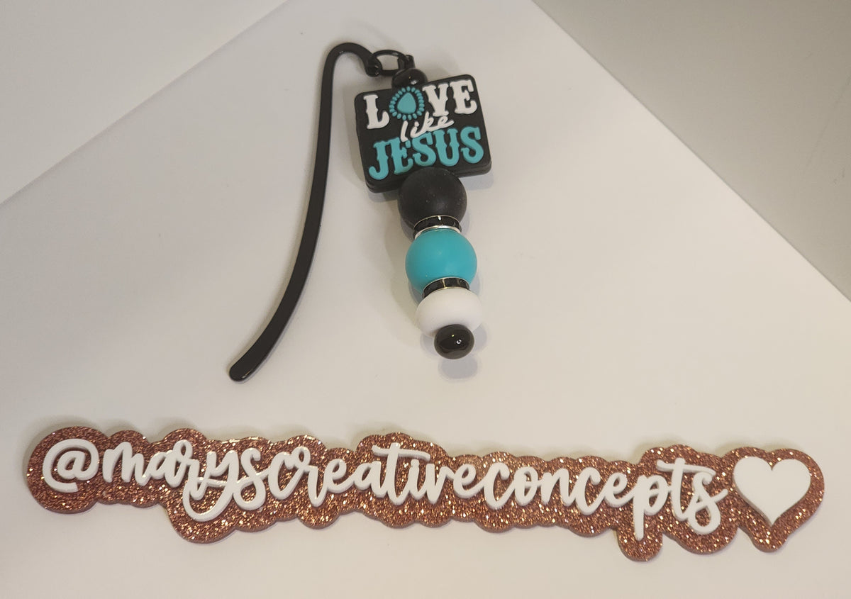 Metal Silicone Bookmark – Mary's Creative Concepts LLC